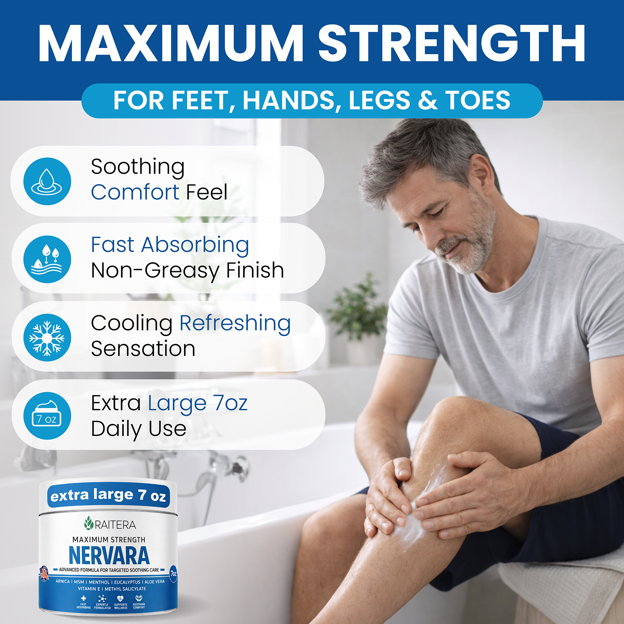 Raitera Nervara Maximum Strength Neuropathy Cream